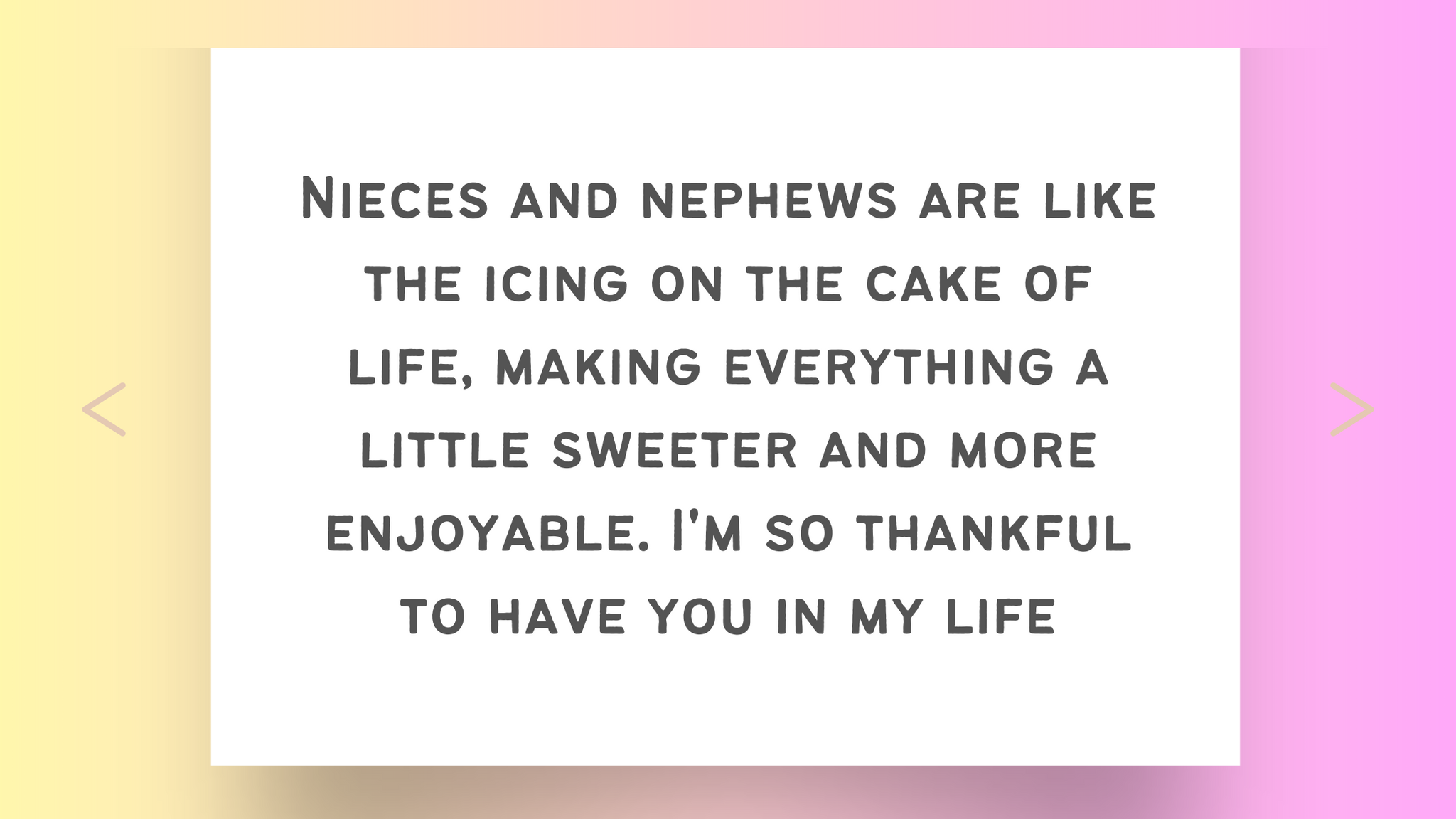 Aunt From Nephew Quotes