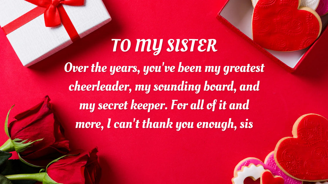10 Emotionally Profound Messages to Your Beloved Sister 💖 | All Love Here