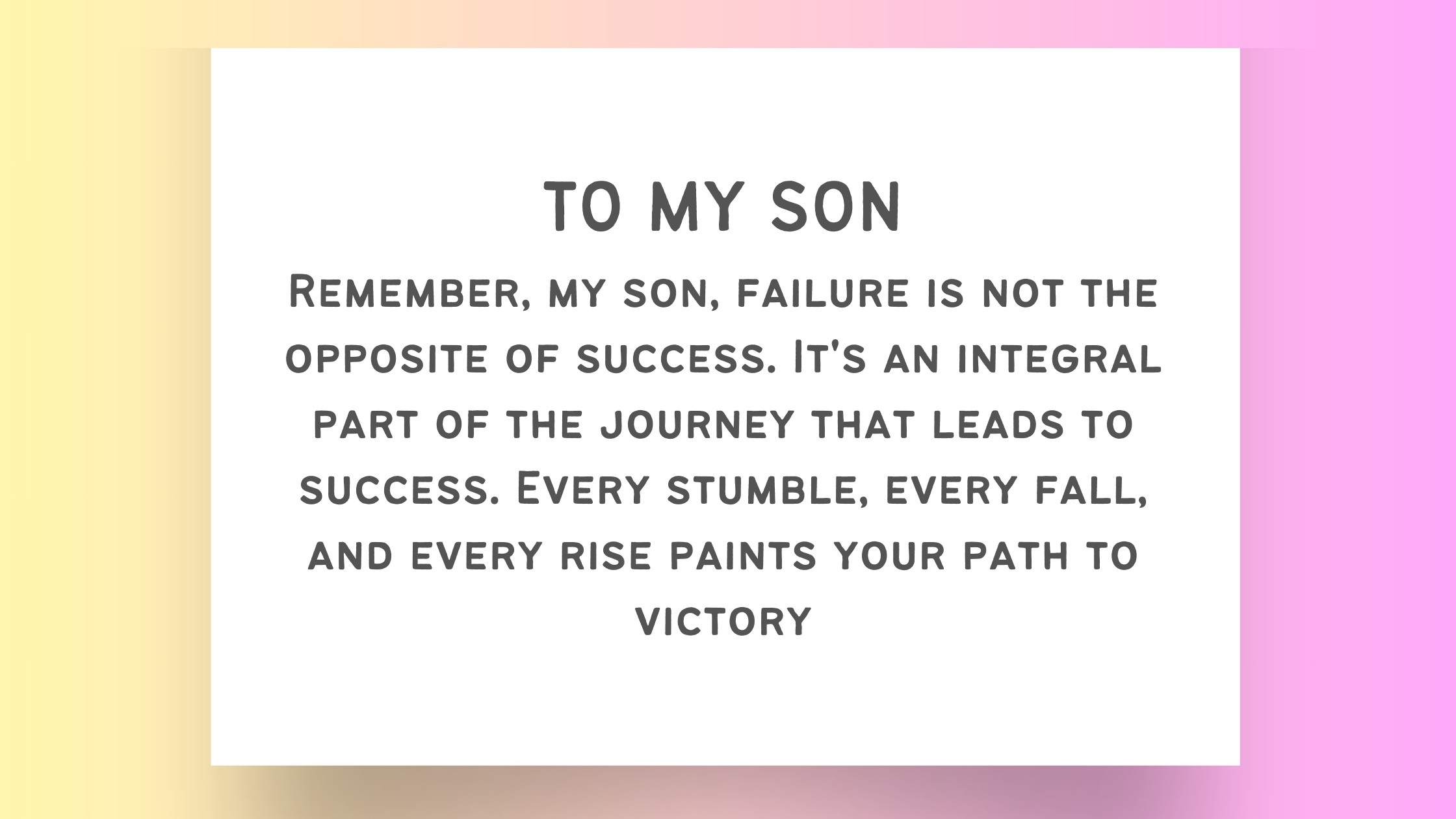 10 Uplifting Messages: Nurturing Positivity in My Son's World – All ...