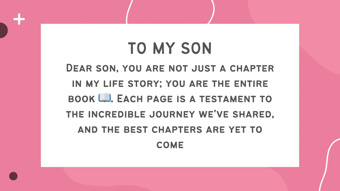10 Heartfelt Love Letter Quotes from a Mother to Her Son 💌💙 | All Love Here