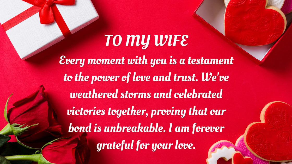 10 Heartfelt Messages: Expressing Romantic Love and Trust to My Wife 💑 ...